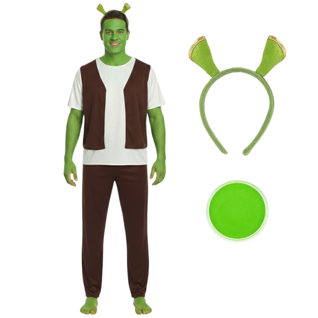 Adults Green Ogre Costume | I Love Fancy Dress