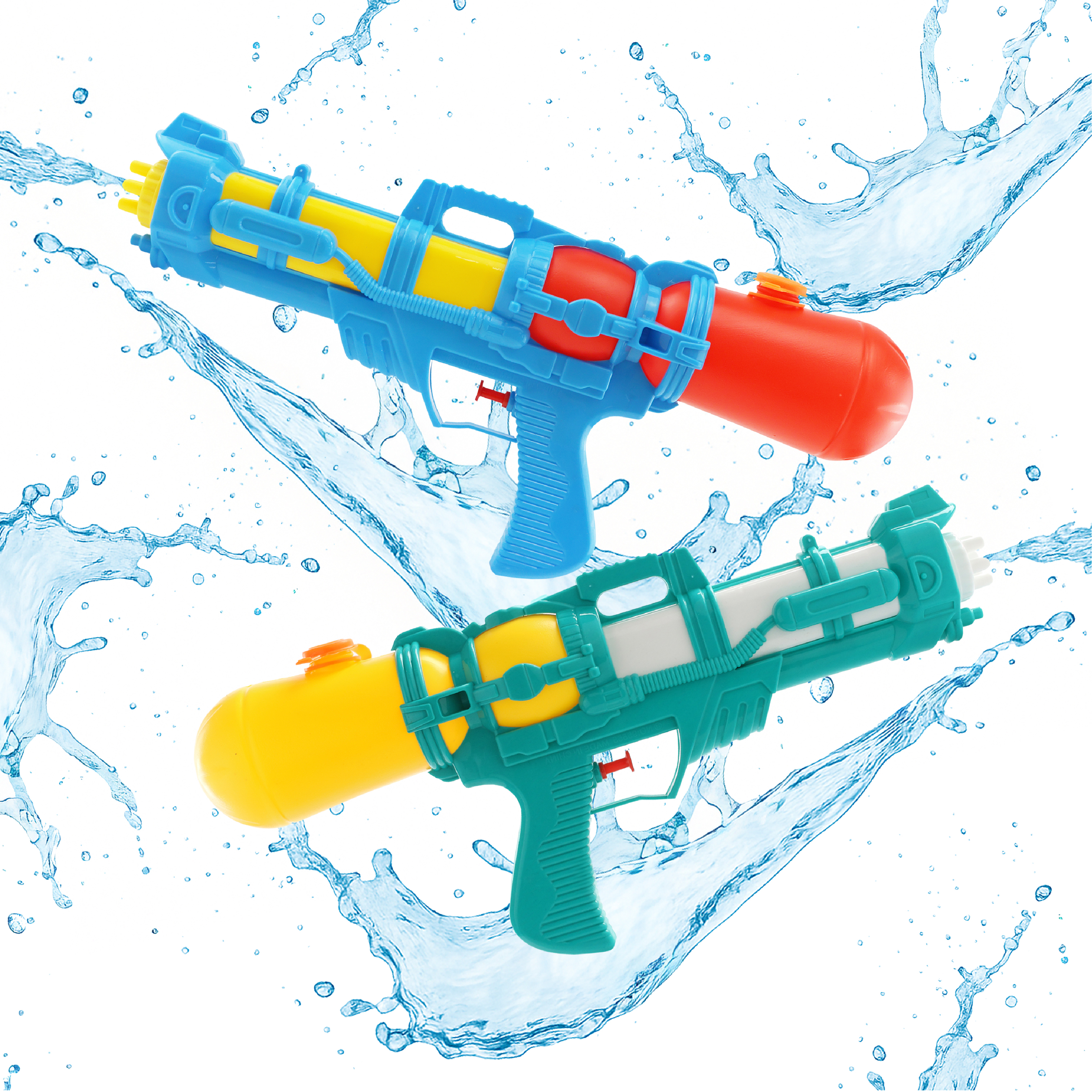 Medium Water Gun Summer Pistol - 37X16CM / 14.5X6 inch | I Love Fancy Dress
