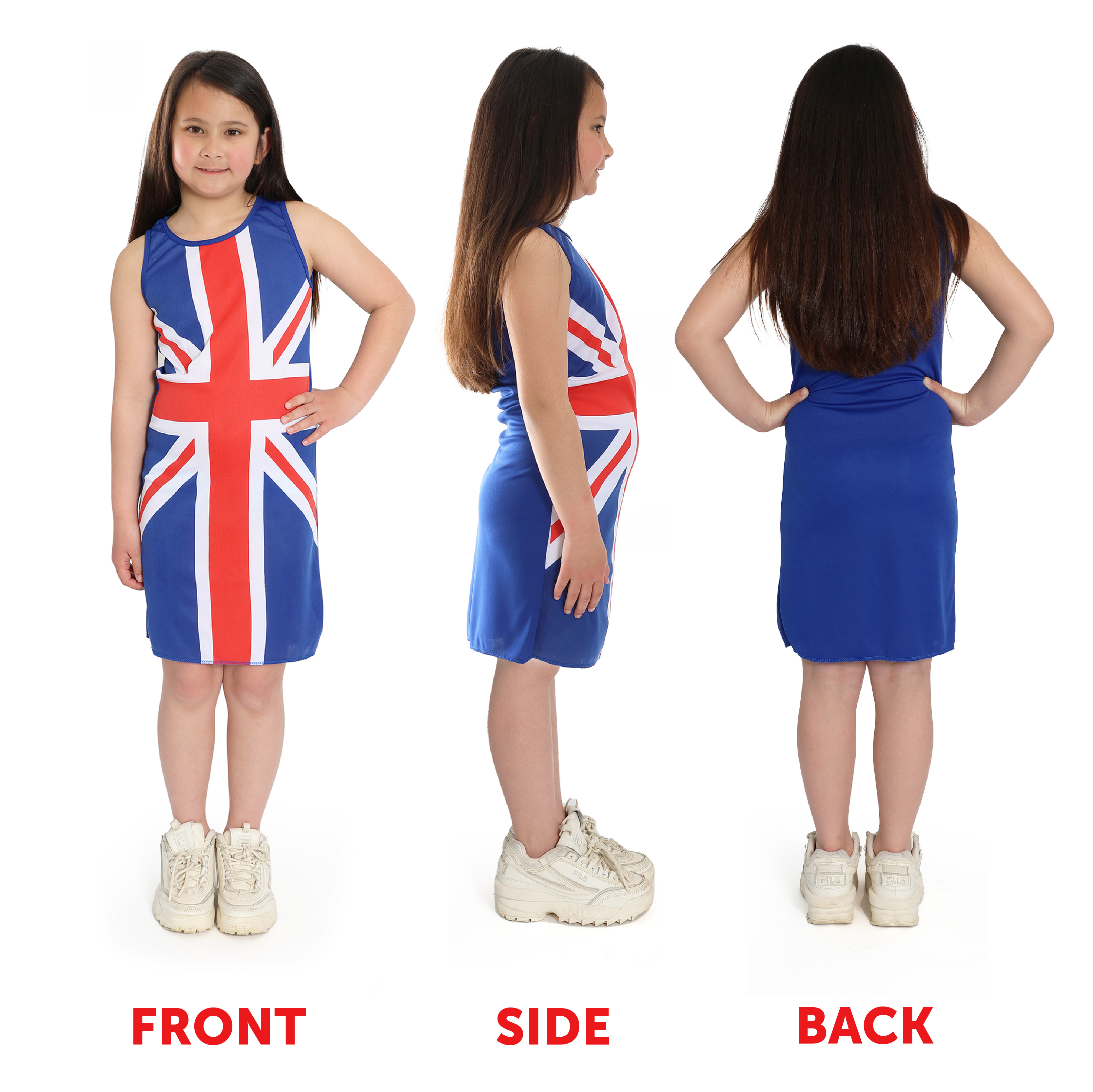 Childs Union Jack Dress & Headband | I Love Fancy Dress